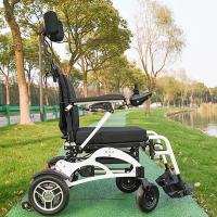 China Brush Motor Light Foldable Electric Wheelchair For Disabled Elderly for sale