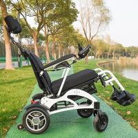 China Brush Motor Light Foldable Electric Wheelchair For Disabled Elderly for sale
