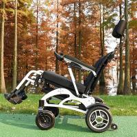 China Portable Aluminum Alloy Collapsible Power Wheelchair For Disabled for sale