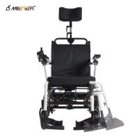 China Brush Motor Light Foldable Wheelchair With Rigid PU Tyre 6km/H for sale