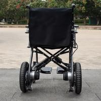 China Aluminum Handicapped Foldable Power Electric Wheelchair Multifunction for sale