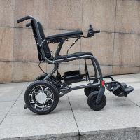 China Lightweight Folding Electric Powered Wheelchairs Multifunction 6km/H for sale