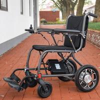 China Handicapped Folding Electric Power Wheelchair With PU Tire Portable for sale