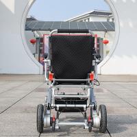 China Lightweight Foldable Electric Wheelchair Brushless Motor Lithium for sale