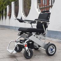 China Lightweight Foldable Electric Wheelchair Brushless Motor Lithium for sale