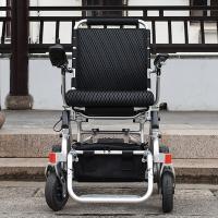 China Lightweight Foldable Electric Wheelchair Brushless Motor Lithium for sale