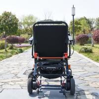 China Foldable Motorized Electric Wheelchair 100KG Load Compact for sale