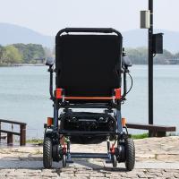 China PU Tyre Foldable Electric Wheelchair Portable Lightweight for sale