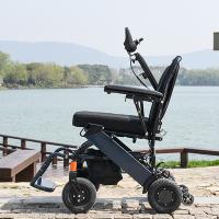 China Aluminum Electric Wheelchair Lightweight Foldable 6km/H for sale