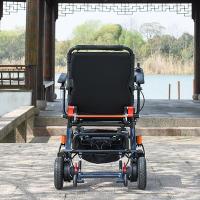 China Lithium Battery Electric Wheelchair Portable Folding Lightweight for sale