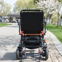 China Handicapped Foldable Electric Wheelchair Lightweight Aluminum for sale