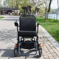 China Lithium Ion Battery Electric Wheelchair Lightweight Foldable for sale