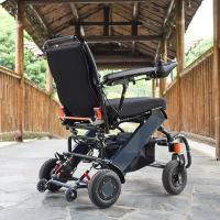 China PU Tyre Foldable Electric Wheelchair Portable Lightweight for sale