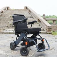 China Lithium Battery Foldable Electric Wheelchair Lightweight for sale