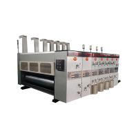 China Pneumatic Locking Corrugated Carton Box Machine Single Color Flexo Printing Slotting for sale