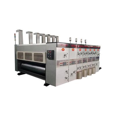 China Pneumatic Locking Corrugated Carton Box Machine Single Color Flexo Printing Slotting for sale