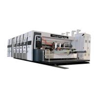 China Automatic High Speed Precision Printing Slotting Die Cutting Machine 4 Colours Rotary for sale