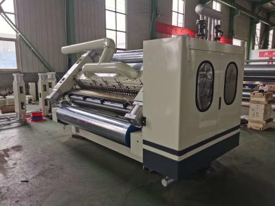 China Automatic 1400mm Single Facer Corrugated Machine E Flute Electric Heating for sale