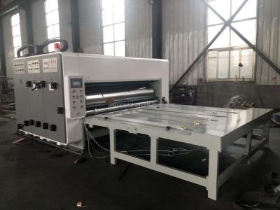 China Corrugated Carton 4 Color Flexo Printer Slotter Die Cutter Semi Automatic for sale