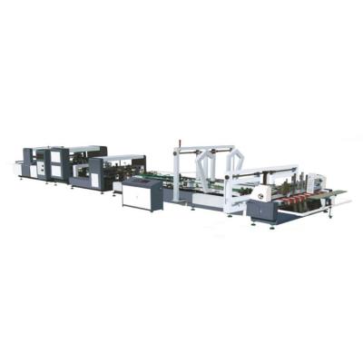 China High Speed 220v Carton Folder Gluer Machine Automatic Stiching for sale