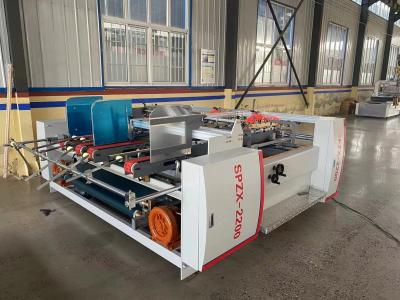 China Double Piece Carton Paper Box Pasting Folding Gluing Machine Mechanical for sale