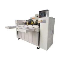 China Semi Auto Corrugated Box Stitching Machine Hand Fold Feeding Stapling for sale