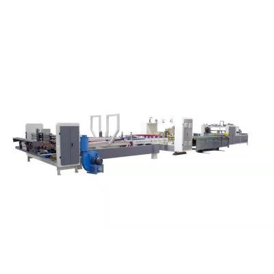 China Automatic Carton Box Folder Gluer Machine With Stitching Mechanical Driven  20kw for sale