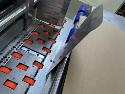 China Pizza Box Automatic Flexo Printer Slotter Die Cutter Folder Gluer Machine Fast Speed for sale