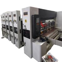 China Computerized Flexo Printer Die Cutting  Corrugated Box Making for sale
