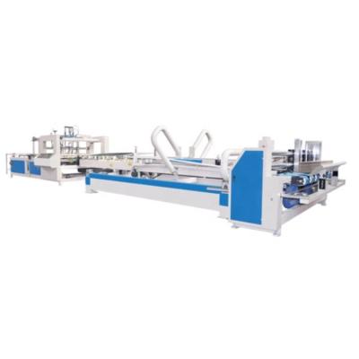 China Full Automatic Carton Folder Gluer Machine Corrugated Cardboard Packing for sale