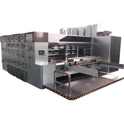 China Pizza Box Flexo Printer Slot Die Cut Machine for sale