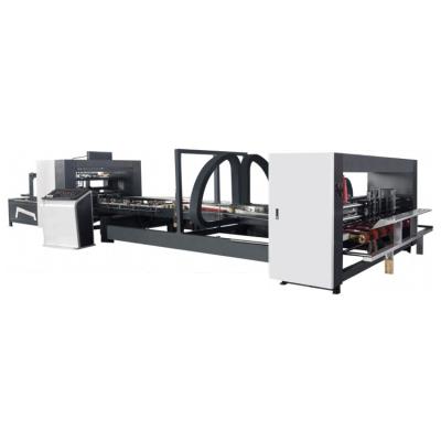 China High Speed Stitching Carton Gluer Folder Machine Stainless Steel for sale