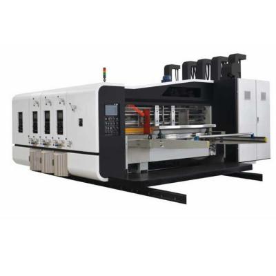 China CE EAC Corrugated Carton Box Machine Flexo Printer Slotter Die Cutter Stacker for sale