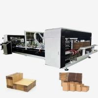 China Servo Motor Folding Carton Gluer Automatic Mini Stapler Stiching for sale