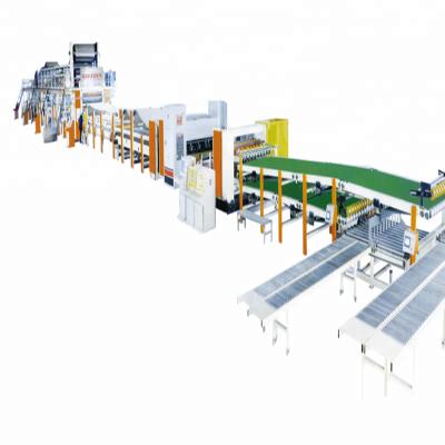 China 3 5 7 Layer Corrugated Carton Box Machine Cardboard Production Line for sale