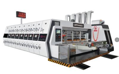 China Carton Making flexo printer slotter rotary die cut for sale