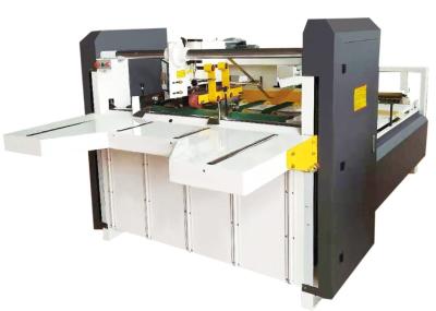 China Compact Semi Pasting Carton Folder Gluer Machine Innovative for sale