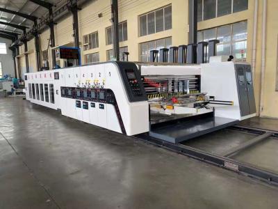 China Lead Edge Flexo Printer Slotter Die Cutter Machine 7.5kw Fan Motor Power for sale