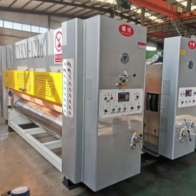China 1200*2600mm Corrugated Carton Box Machine 10000kg 150pcs Per Minute Flexo Printer Slotter for sale