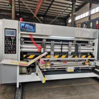 China 220v 60hz Corrugated Carton Box Machine 7.2 Plate Thickness Slotter Die Cutter for sale