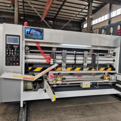 China 220v 60hz Corrugated Carton Box Machine 7.2 Plate Thickness Slotter Die Cutter for sale