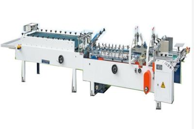 China Automatic Carton Folder Gluer Machine Cold Glue Two Sides Gluing 900*2000mm for sale