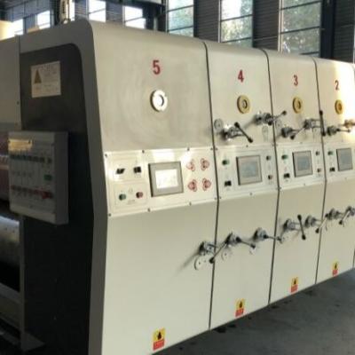 China Automatic 900*2000mm Printer Die Cutter With RS4 Attachment Three Colors for sale