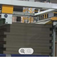 China 7.5KW Down Stacker Machine 1.8m Stacking Height Corrugated Cardboard Production Line for sale