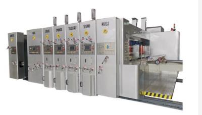 China CE Corrugated Box Glue Flexo Printer Slotter Die Cutter Machine Fully Automatic for sale