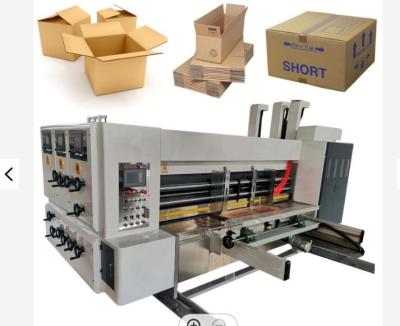 China 4-6 Colors Humanization Flexo Printer Slotter Die Cutter Carton Box Making for sale