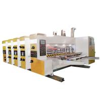 China Automatic Folder Gluer 18mm Flexo Printer Slotter Strapline Plc for sale