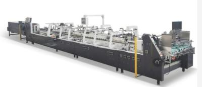 China 4 And 6 Corner Continuous Carton Folder Gluer Machine High Speed for sale