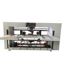 China Servo Double Piece Carton Box Stitching Machine Semi Automatic for sale