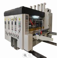 China 380v 3 Color Printer Slotter Die Cutter Stacker Machine Automatic High Speed for sale